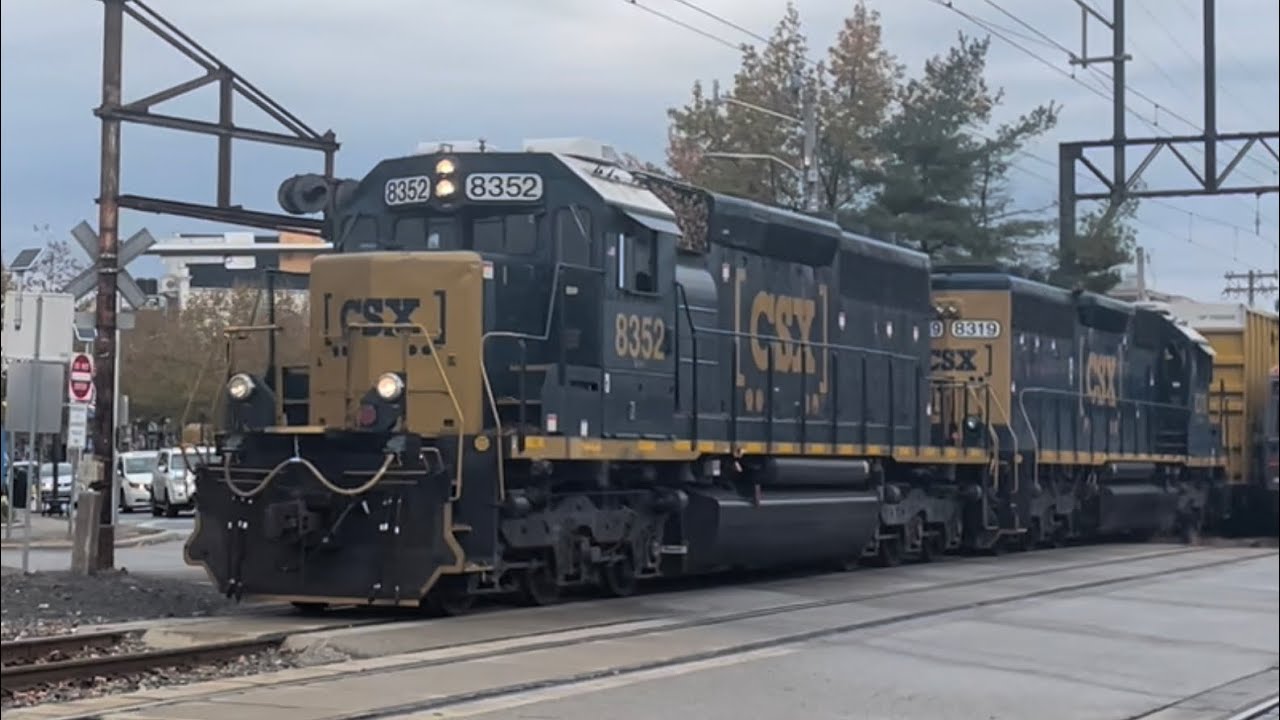 Rare Daylight Run Of Csx L042 With Sd40 2 8352 Youtube