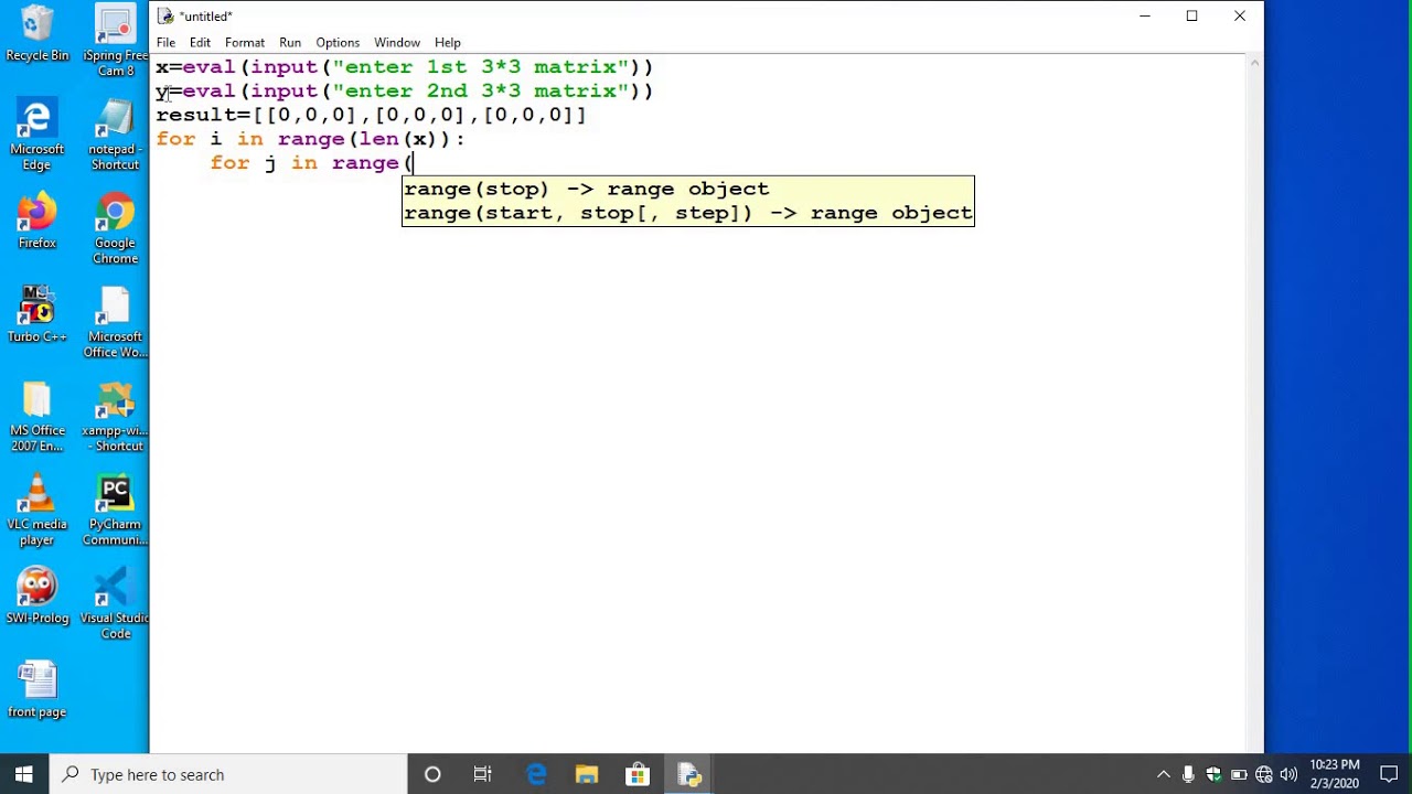 Matrix Multiplication In Python Matrices Multiplication Program In