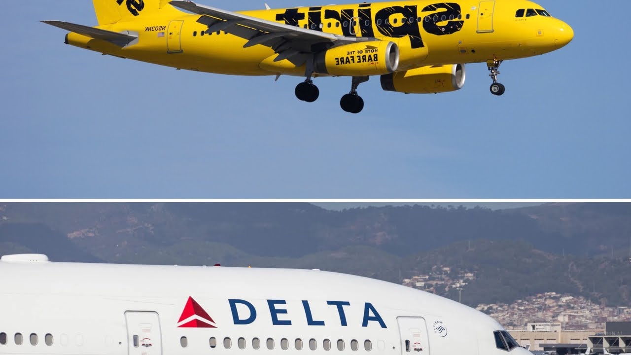 Spirit Airlines Vs Delta Airlines Youtube
