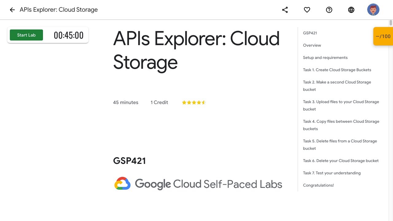 Apis Explorer Cloud Storage Gsp421 Youtube
