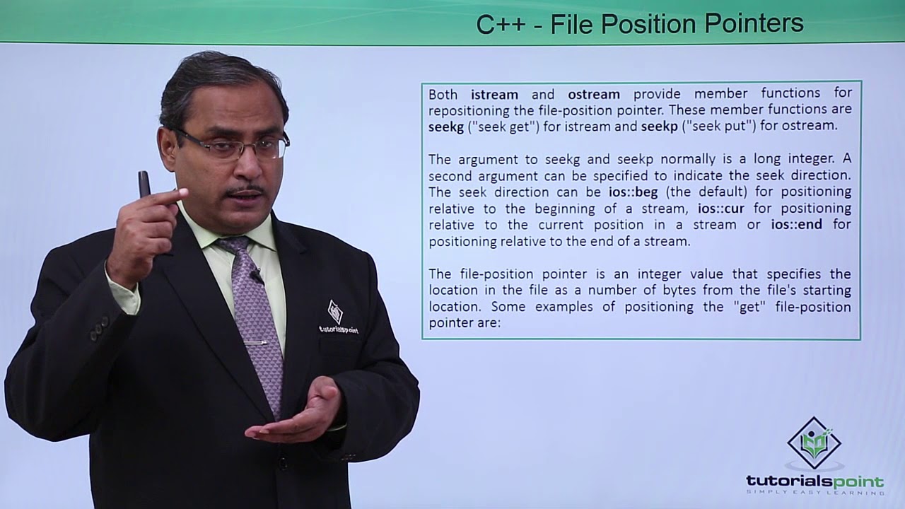 C File Position Pointers Youtube