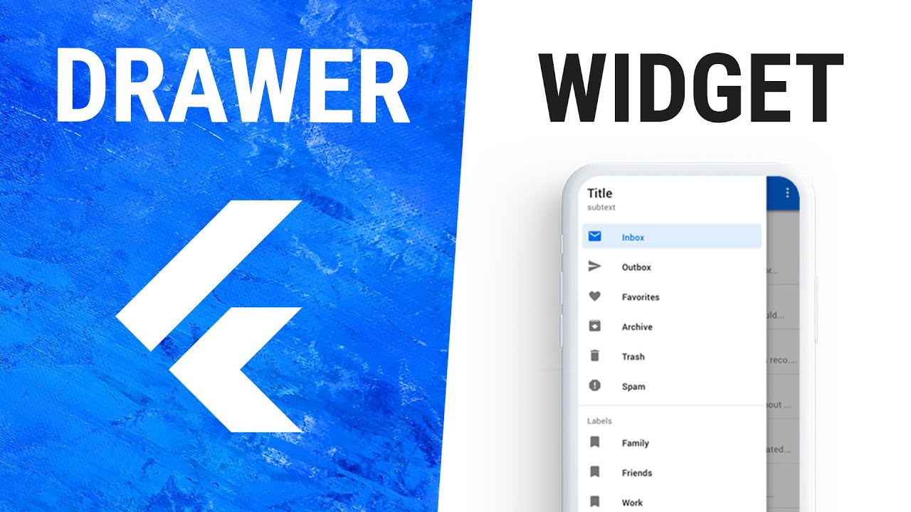 Flutter Drawer Widget Youtube