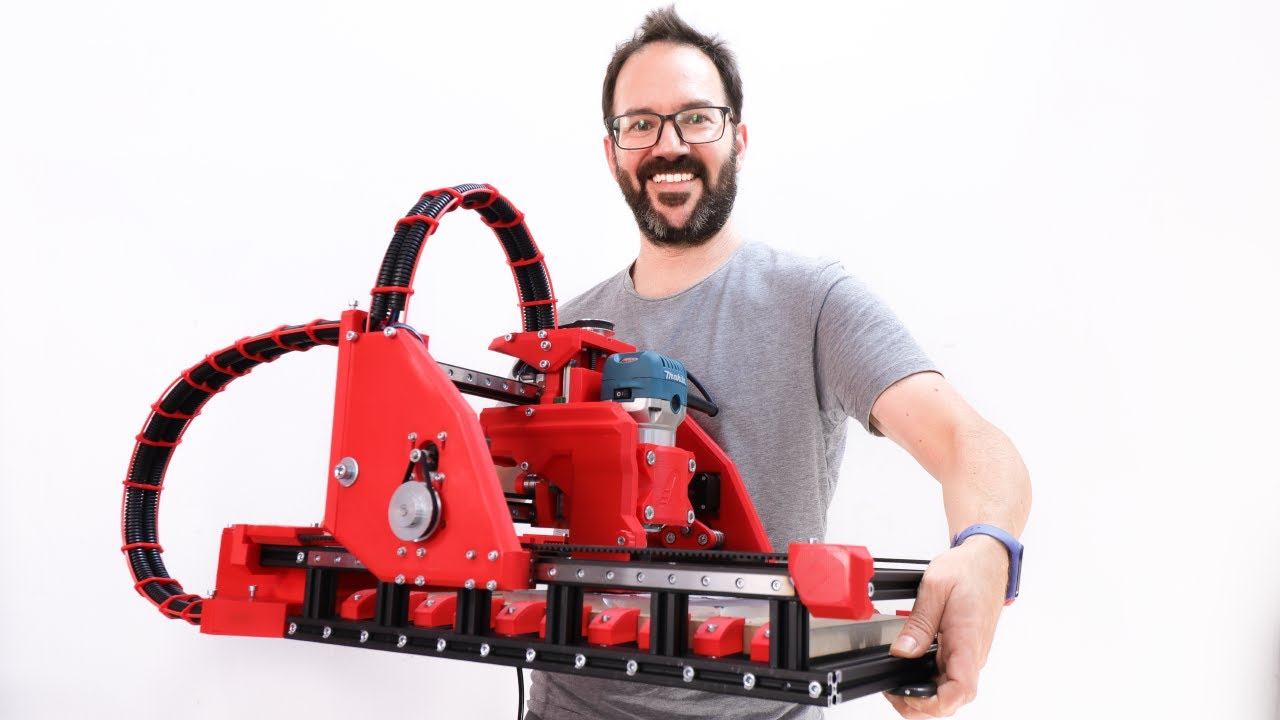 3d Printed Cnc Built From Scratch Cuts Metal Youtube