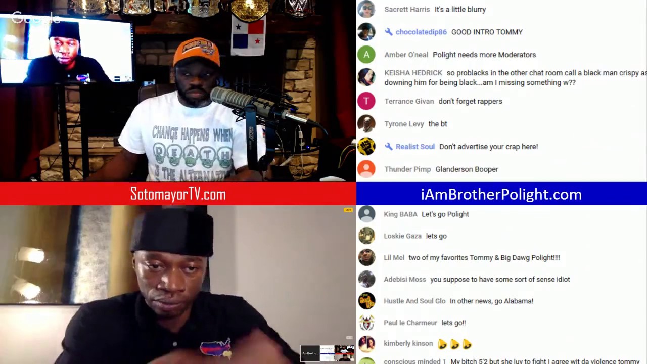 Classic Debate Tommy Sotomayor Vs Brother Polight The Black Woman On