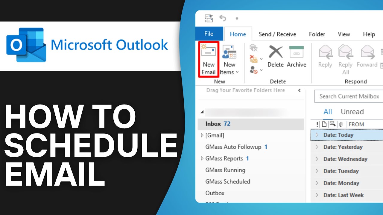 How To Schedule Email In Outlook Easy Tutorial Youtube