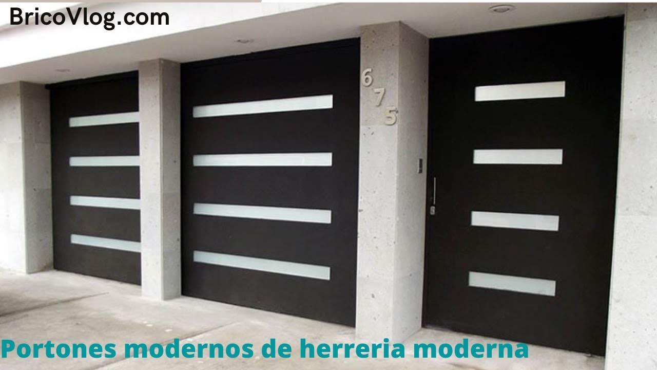 Portones Modernos De Herrería 2025 Youtube