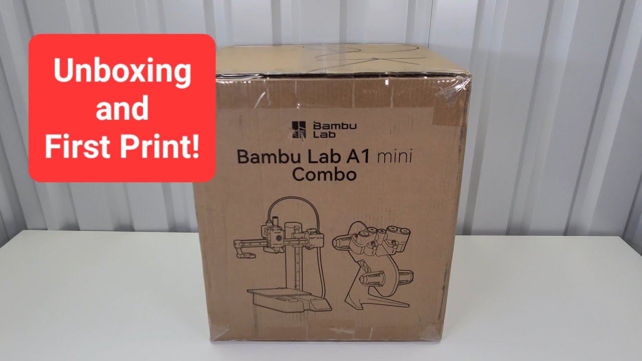 Unboxing The Bambu Lab A1 Mini With Ams Lite Combo Youtube
