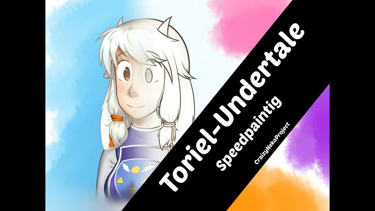 Undertale Human Toriel Speedpaint Youtube