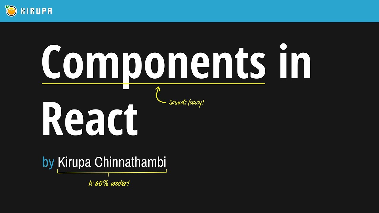 3 Components In React Youtube