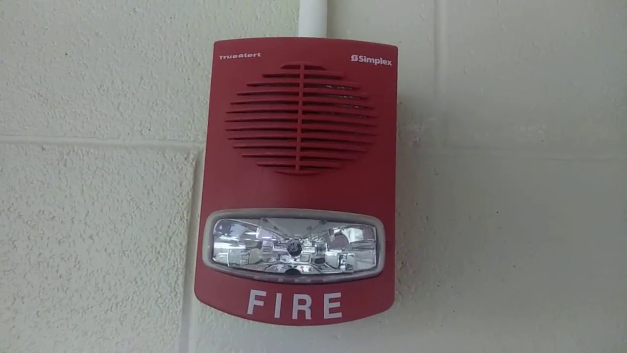 Simplex 4906 9151 Truealert Fire Alarm Youtube