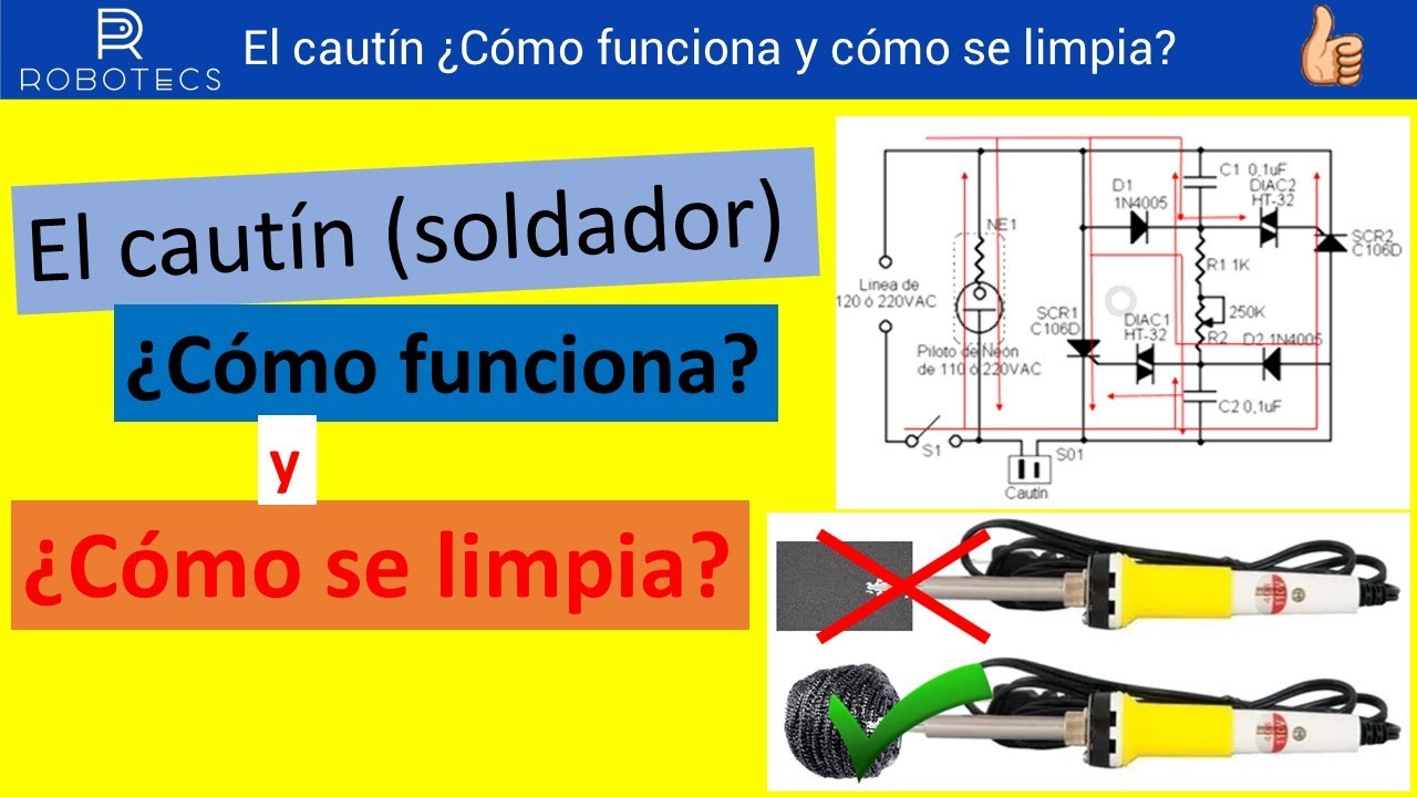 Qué Es Un Soldador O Cautín Cómo Funciona Y Cómo Se Limpia Por