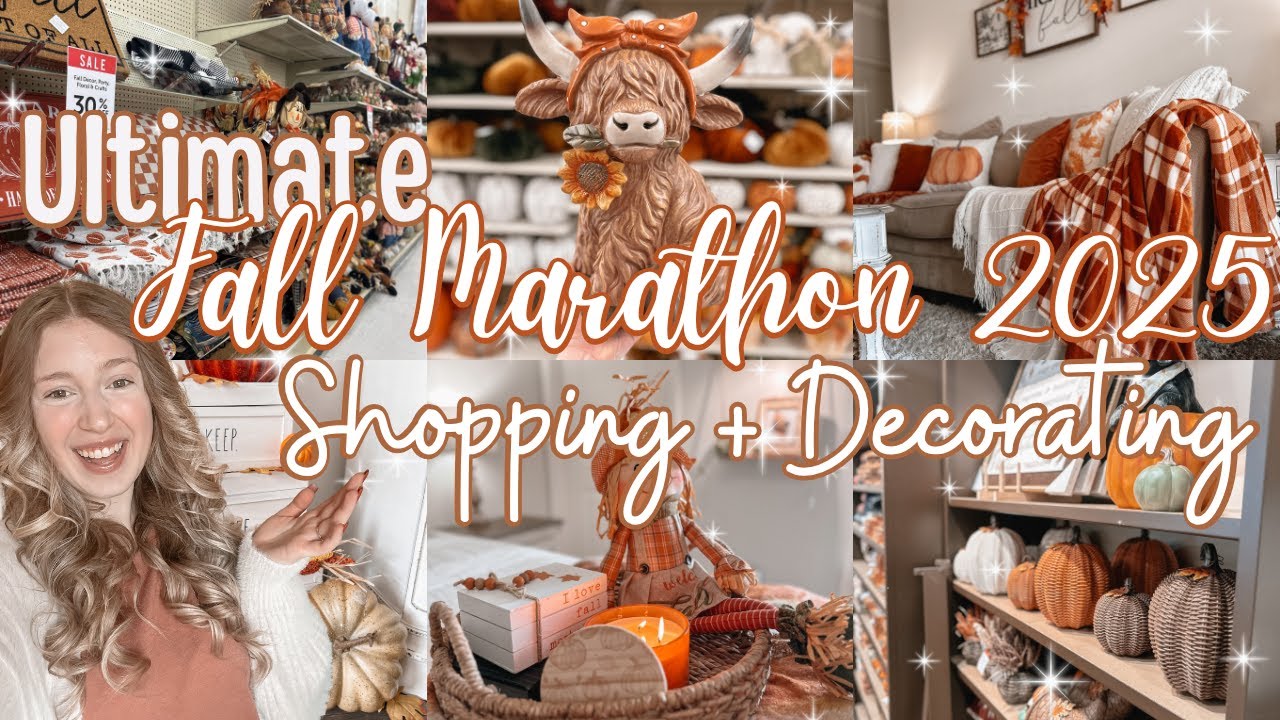 Ultimate Fall Marathon 2025 Shopping And Super Cozy Fall Decor Inspo