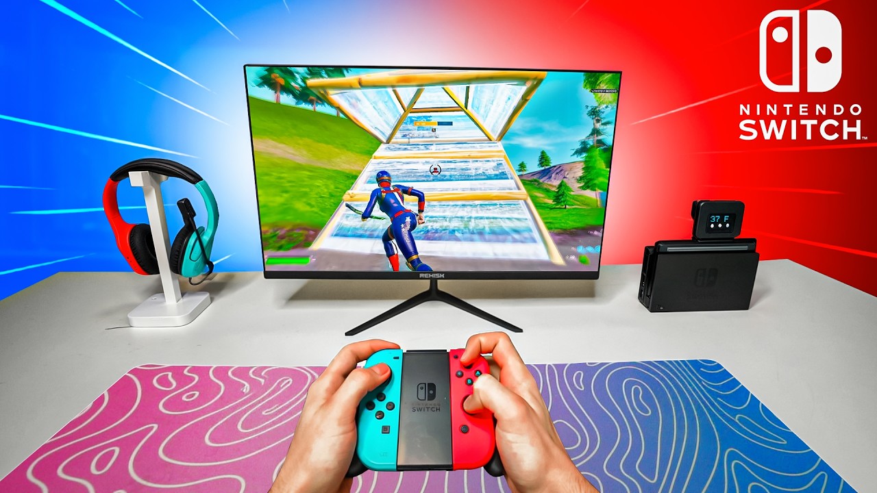 I Built A Cheap Nintendo Switch Gaming Setup Youtube
