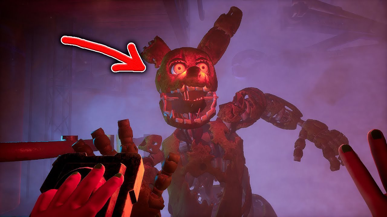 Springtrap Get Scooped And Dies Ending Fnaf Security Breach Ruin