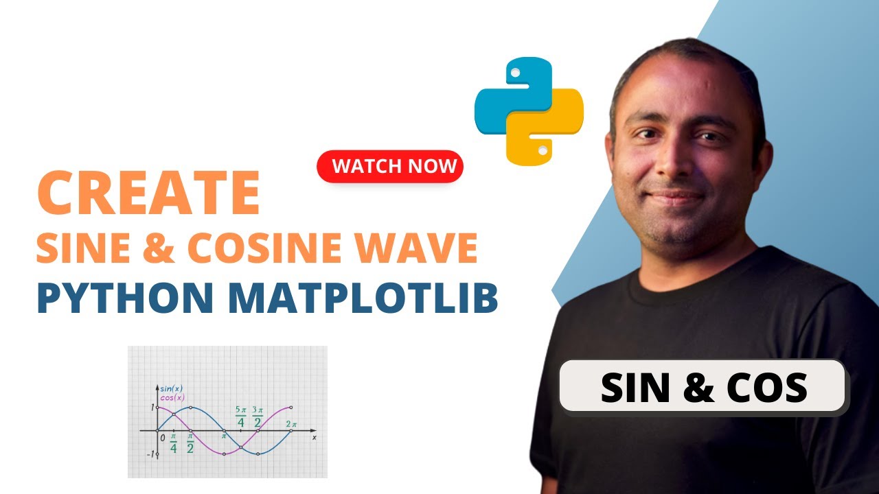 Create Sine And Cosine Waves Using Python Matplotlib Sine And Cosine