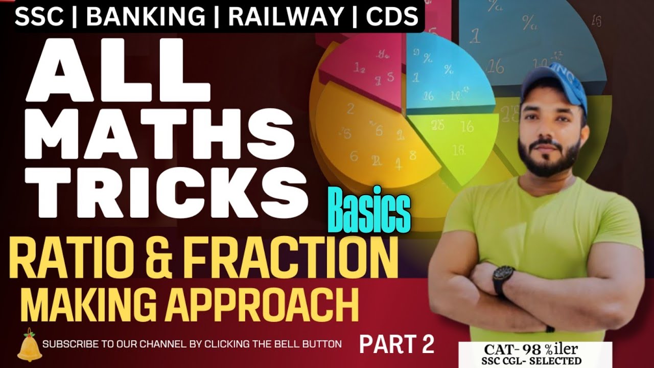 All Maths Tricks Part 2 Ratio Fractionbasic To Advanced Rrb