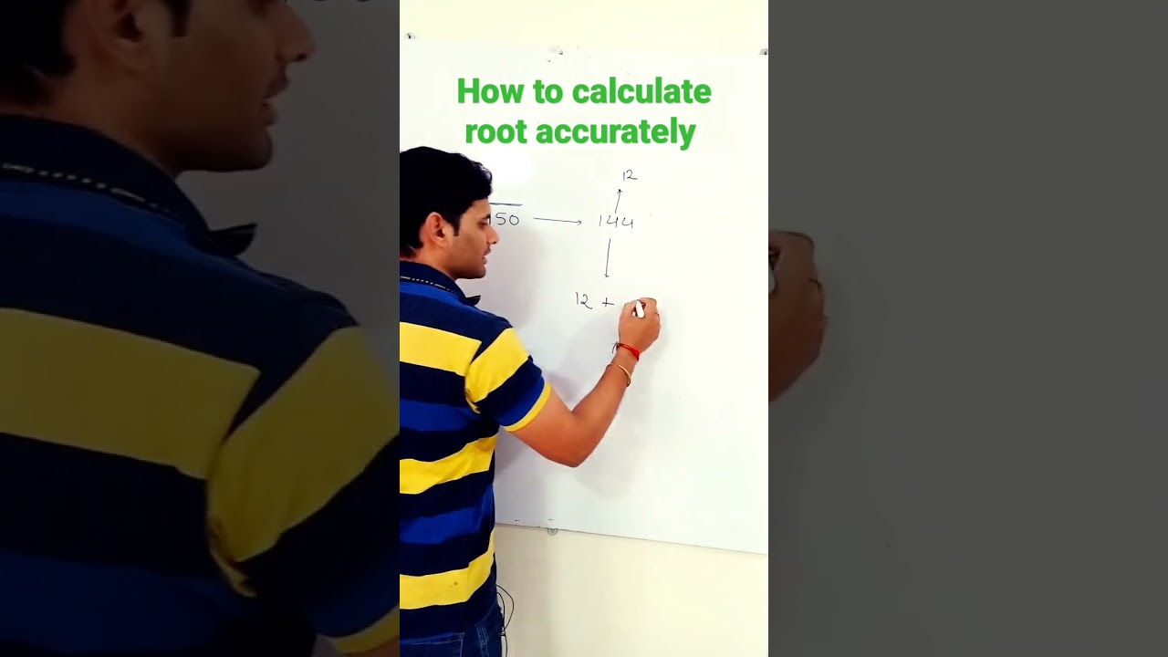 How To Calculate Square Root Fast Maths Aptitude Youtube