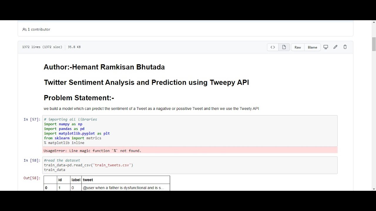 Twitter Sentiment Analysis And Prediction Using Tweepy Api Nlp