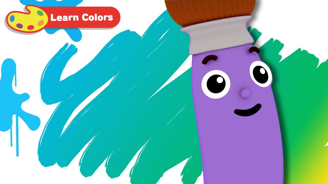 Kids Learn Colors With Petey Paintbrush Early Learning Videos For