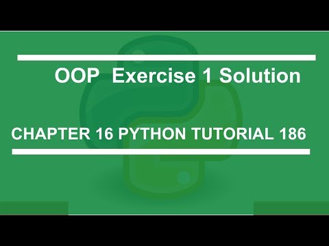 Oop Exercise 1 Solution Python Tutorial 186 Empower Youth