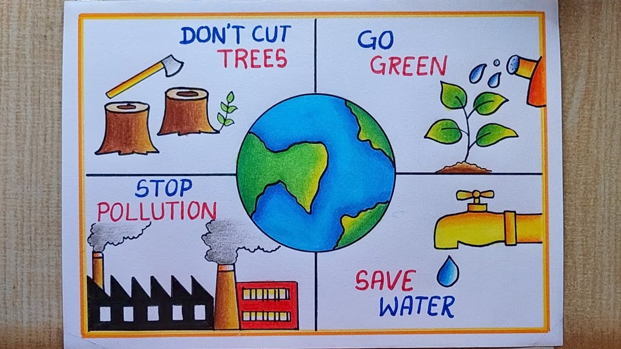 Save Earth Drawing Ideas Easy And Beautiful Infoupdate Org