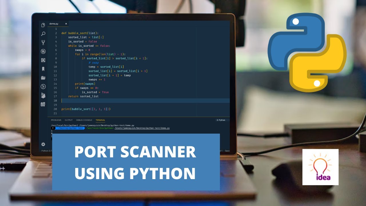 Port Scanner Using Python Python Project Youtube
