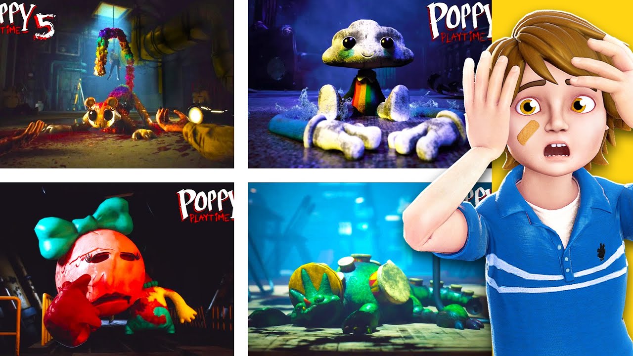 We Found All New Monsters In Poppy Playtime Chapter 5 Youtube