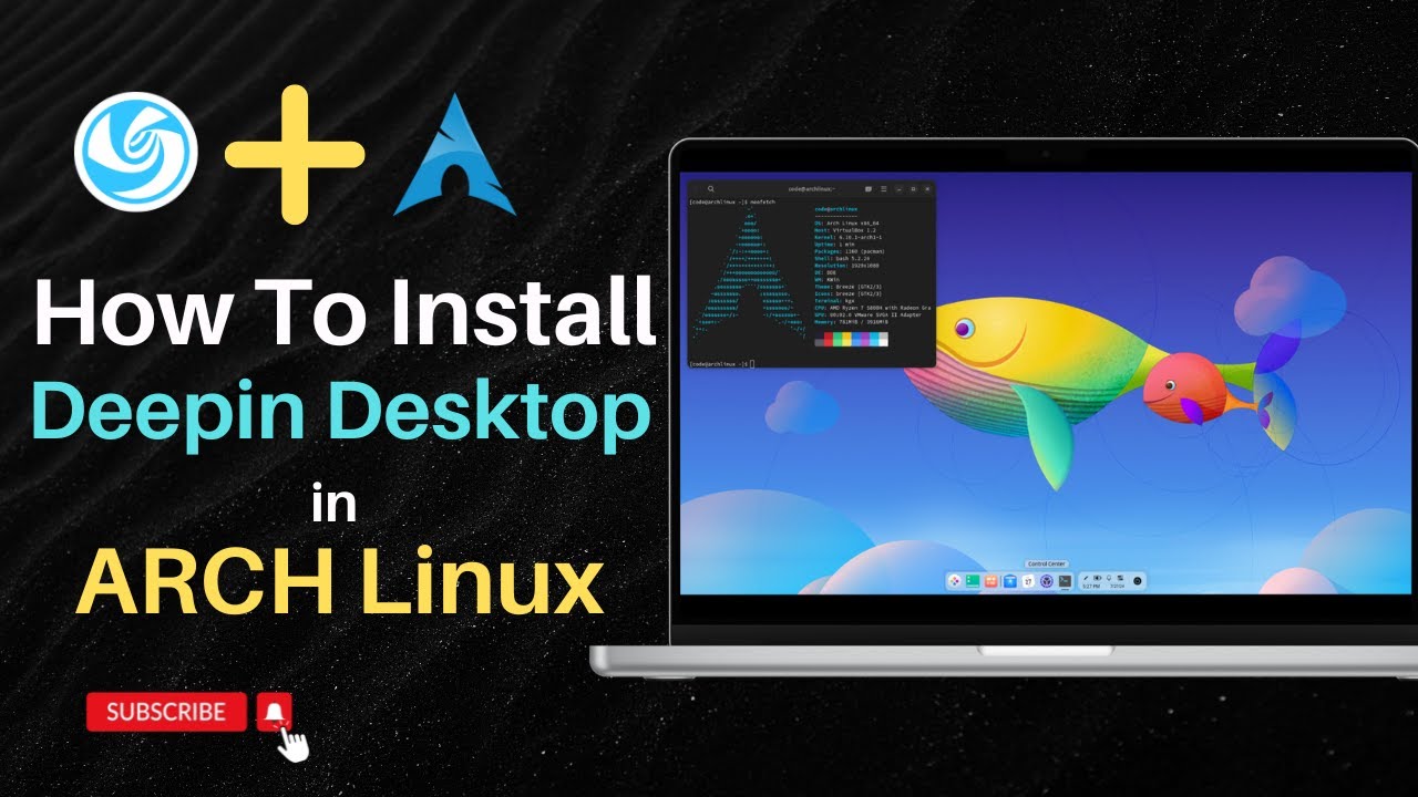 How To Install Deepin Desktop Environment In Arch Linux Youtube