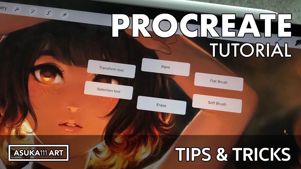 Procreate Tutorial 09 Tips Tricks 9 เคล ดล บท คนไม ค อยร