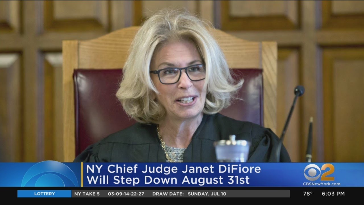 Chief Judge Janet Difiore Stepping Down Youtube