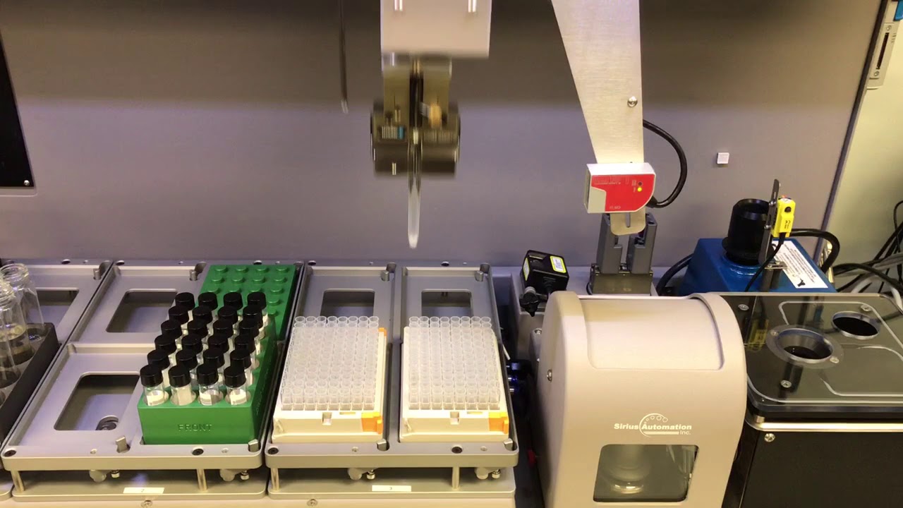Minitube Weighing By Sirius Robot Youtube