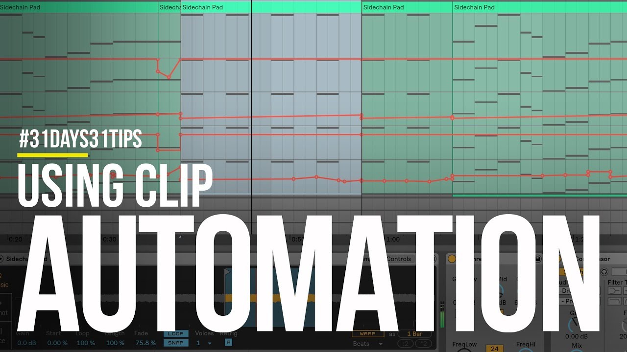 Using Ableton Automation Inside Clips Youtube