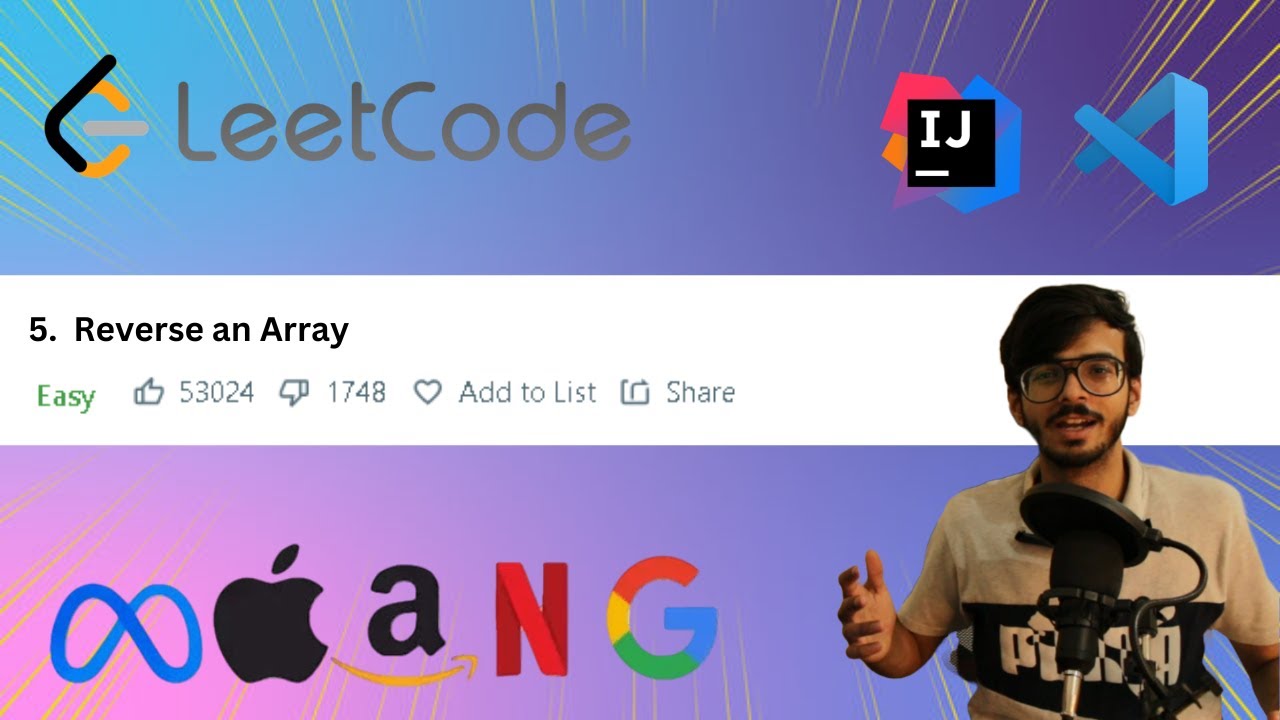 5 Reversing An Array Easy Efficient With Codes Leetcode