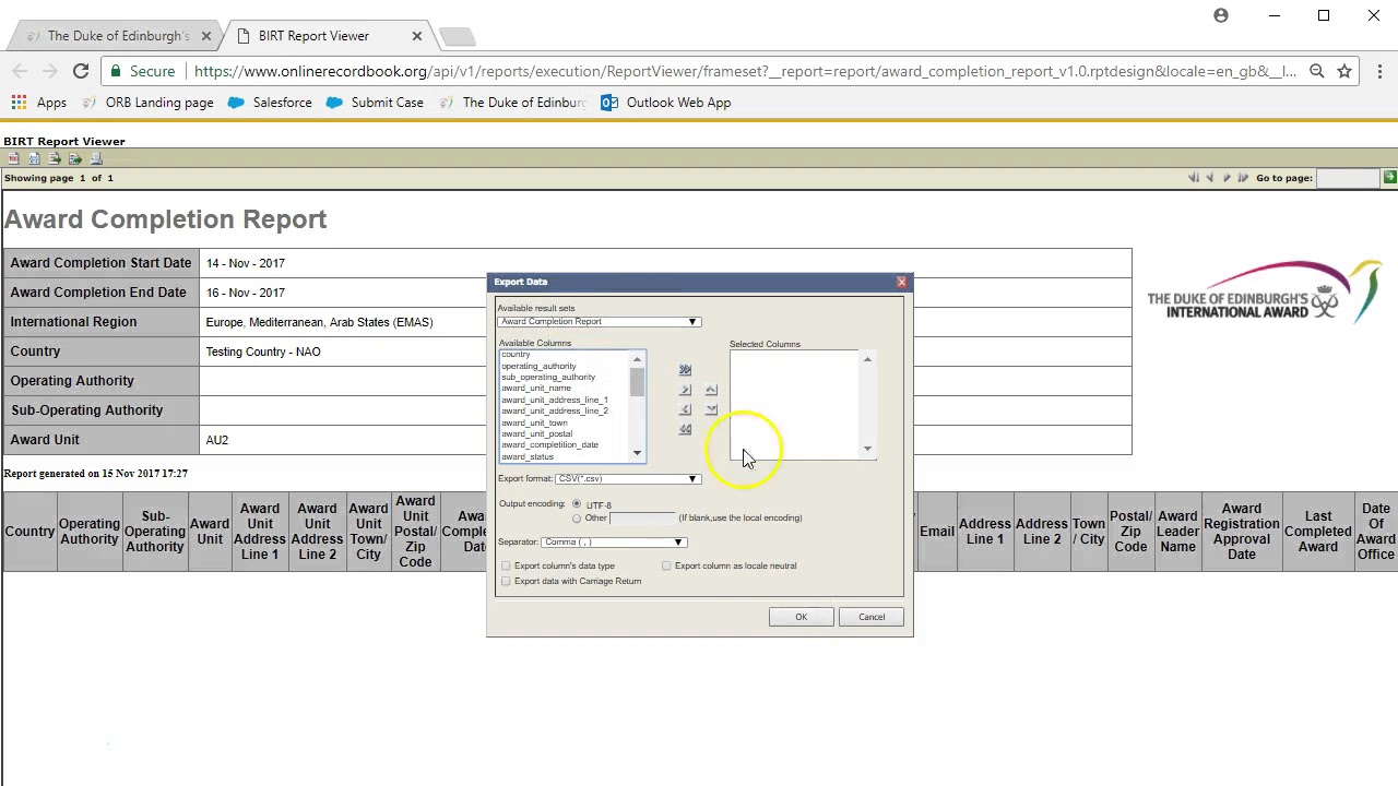 Reports Demo Youtube