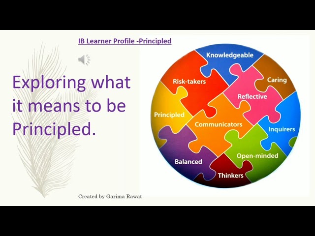 Principled Ib Learner Profile Learner Profile Knowledgeable The Ib