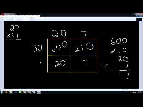 Multiplication Box Method Strategy Youtube