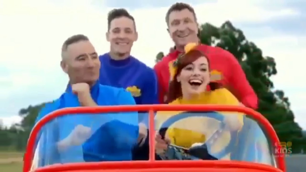 The Wiggles Let S Go We Re Riding In The Big Red Car Mashup Youtube
