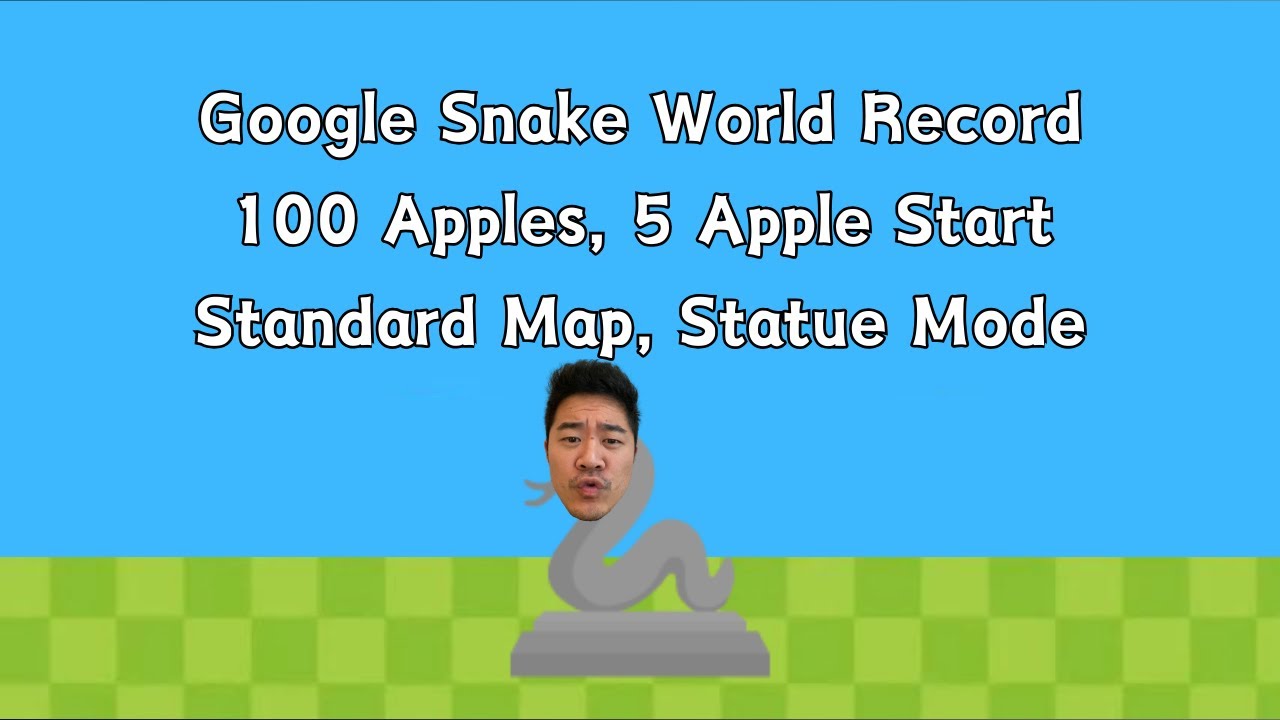 100 Apples In 1 03 855 Seconds World Record Google Snake Standard