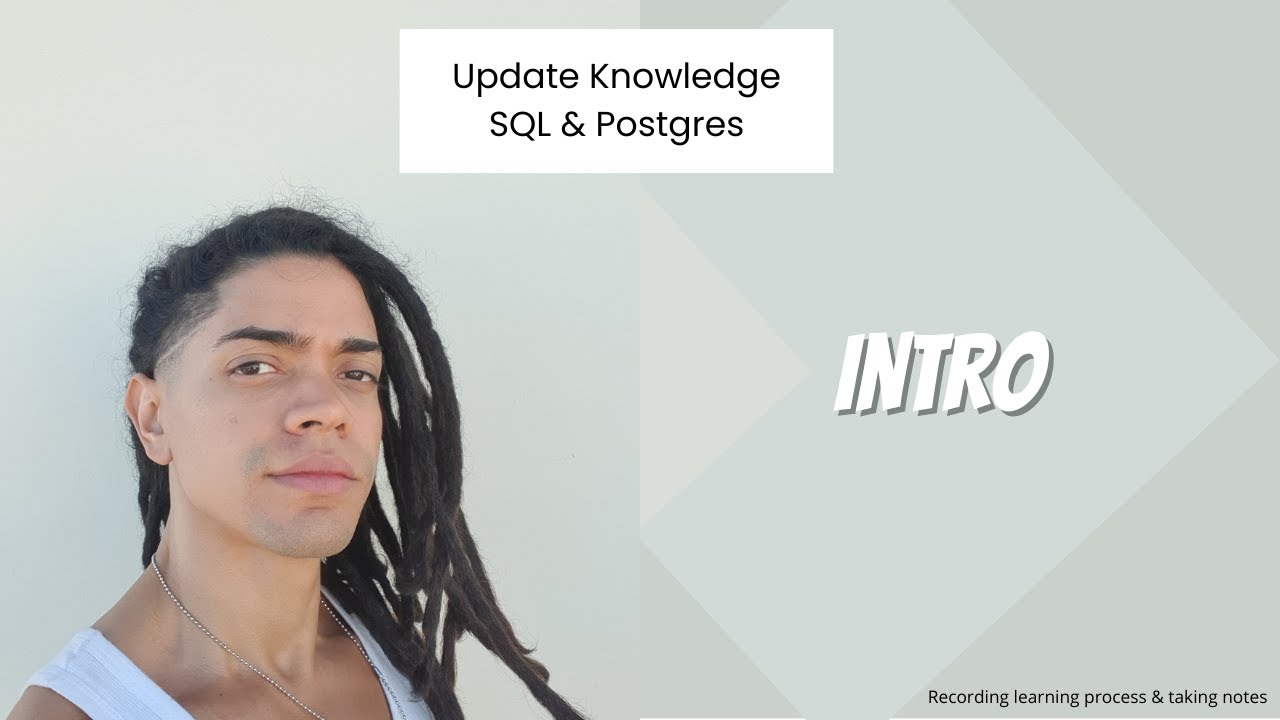 Complete Intro To Sql Postgresql Youtube