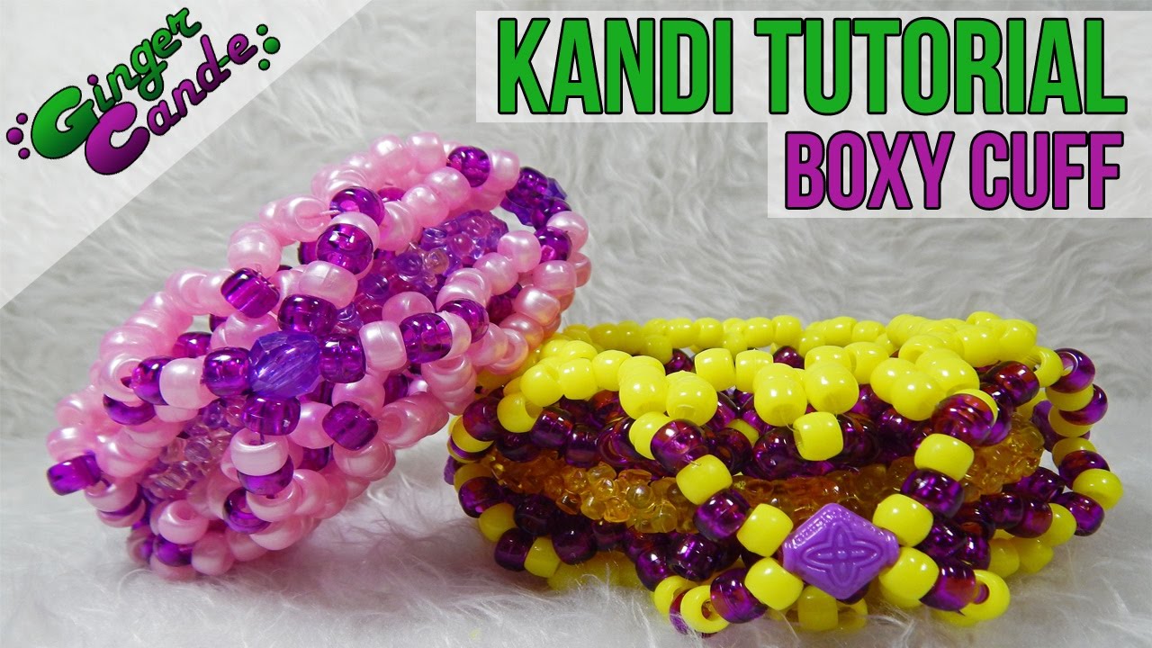 Boxy Cuff Kandi Tutorial Gingercande Youtube