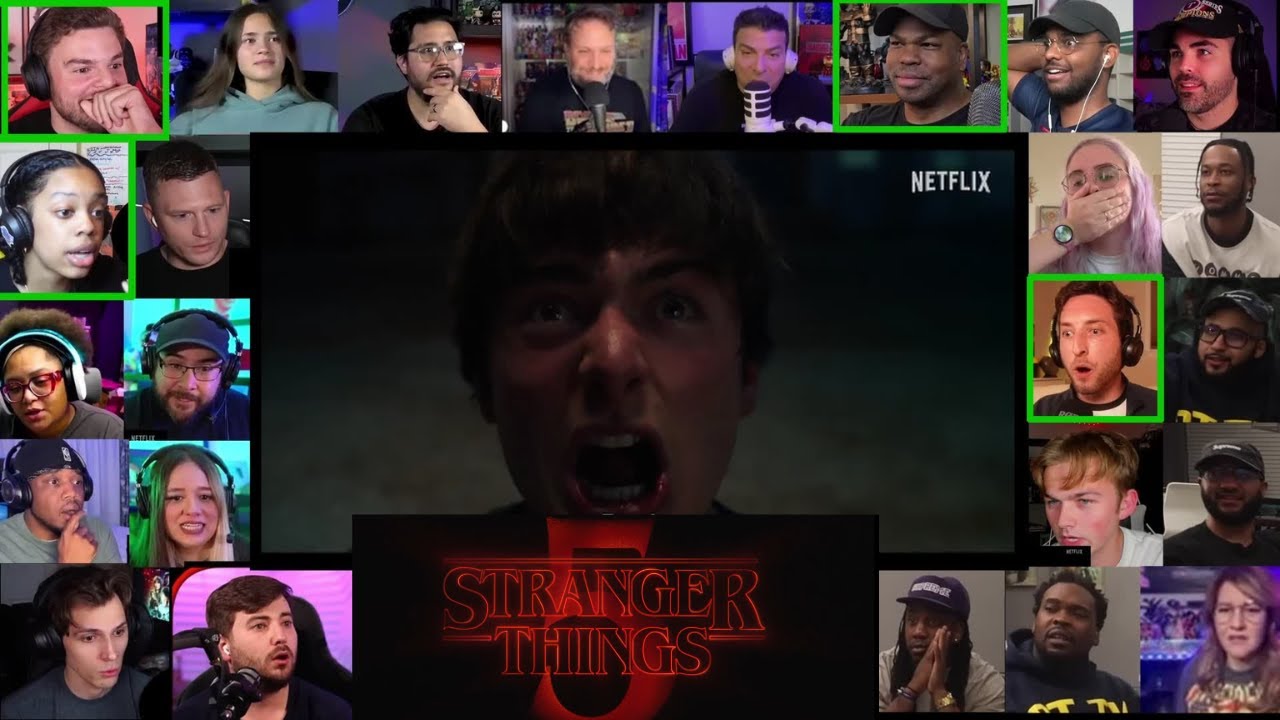 Stranger Things Season 5 Teaser Trailer Reaction Compilation Mashup