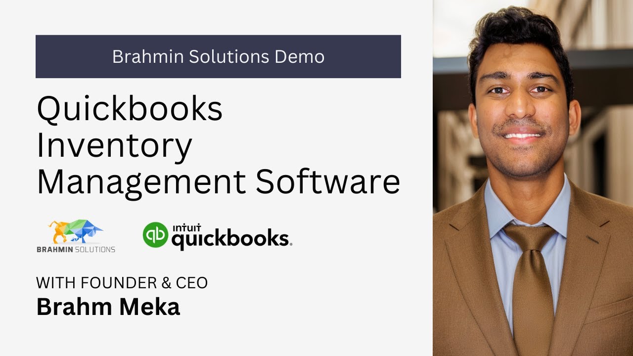 Quickbooks Inventory Management Software Complete 26 Minute Demo