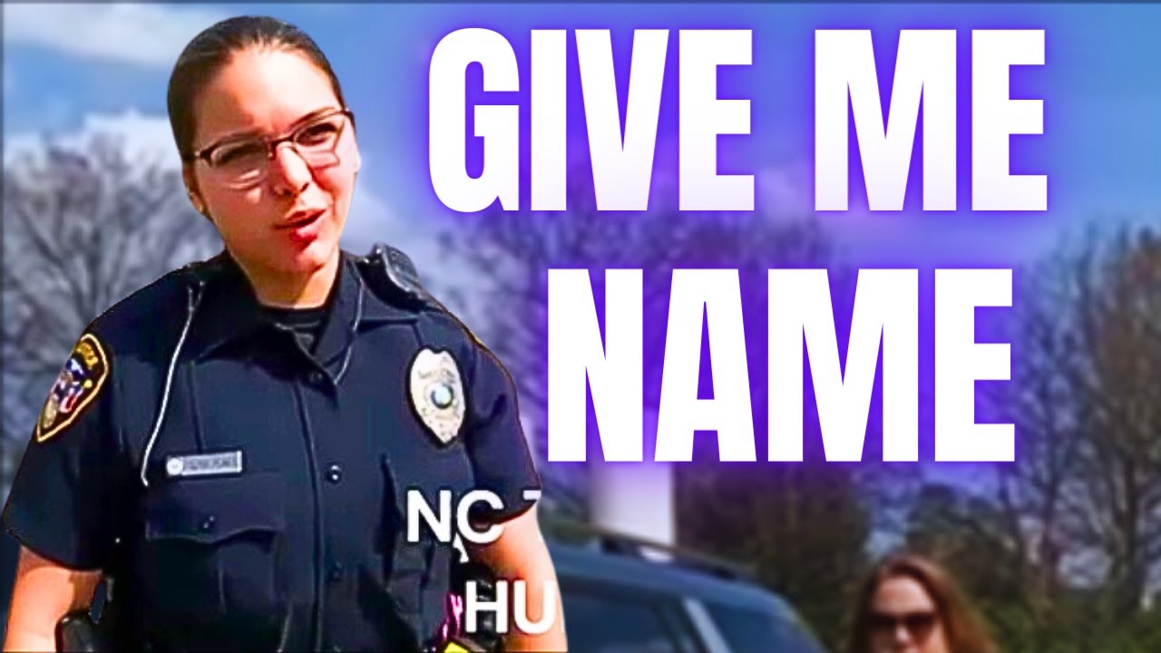 Female Cop Makes Huge Mistake In I D Refusal Standoff Youtube
