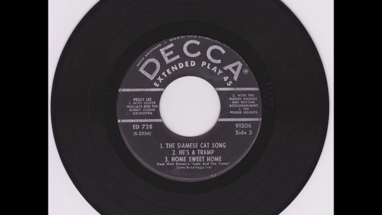 The Siamese Cat Song From The Lady The Tramp The Original