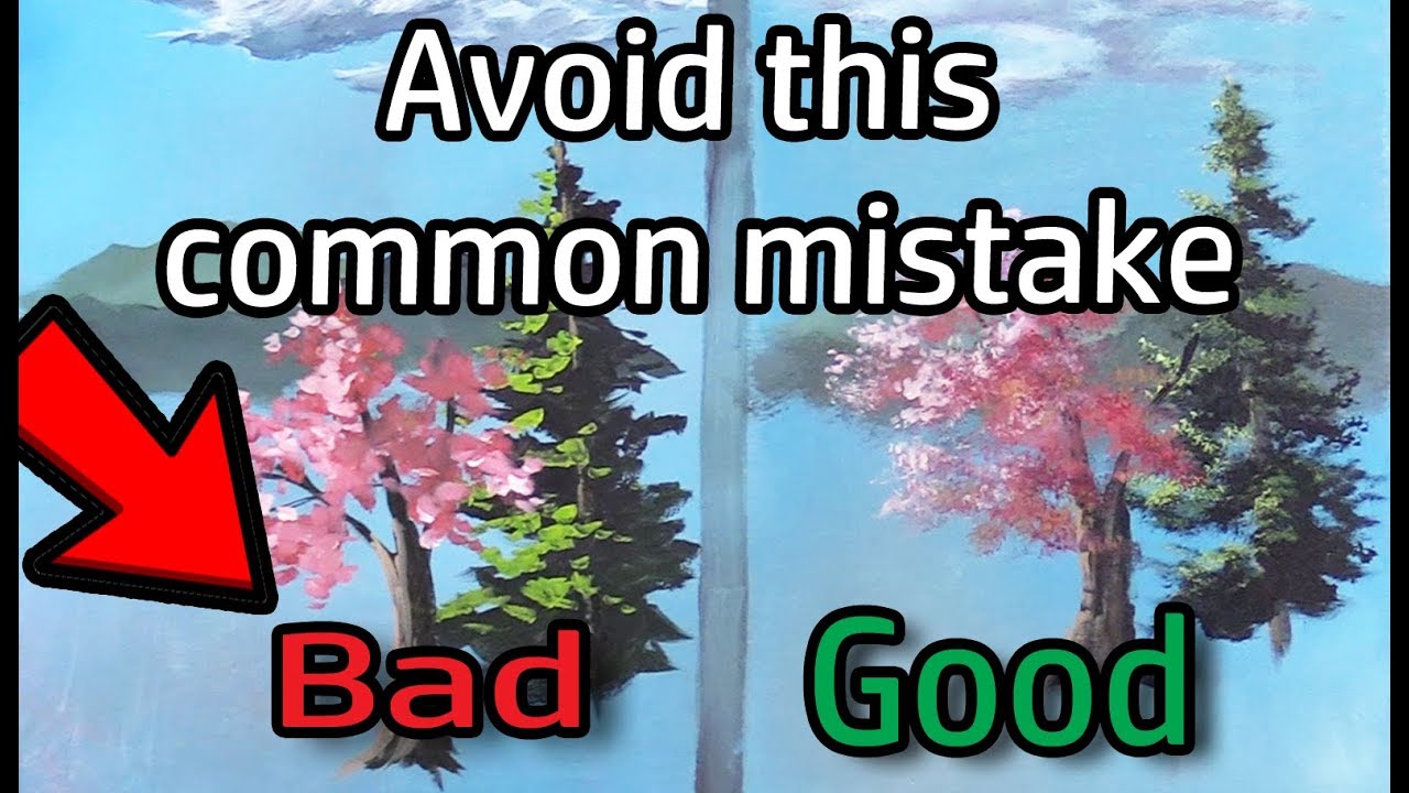 Avoid This Common Mistake Acrylic Painting Youtube