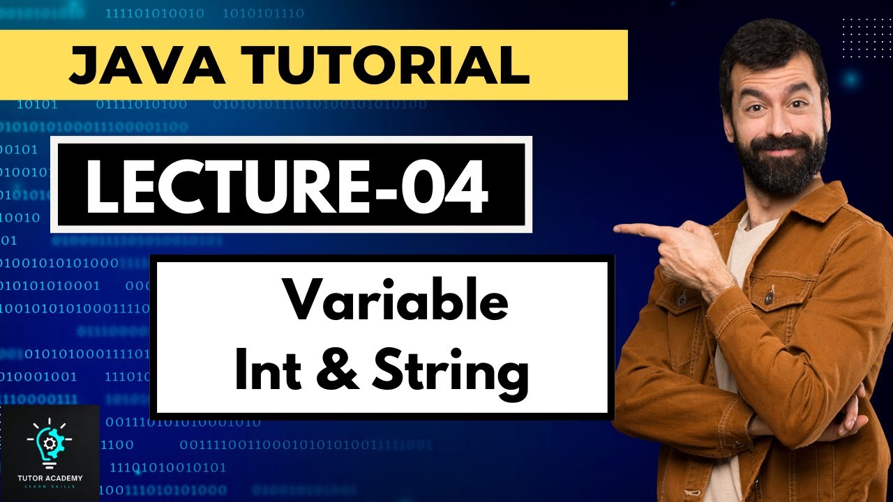 Java Tutorial For Beginners 4 Variable Int String Javatutorial