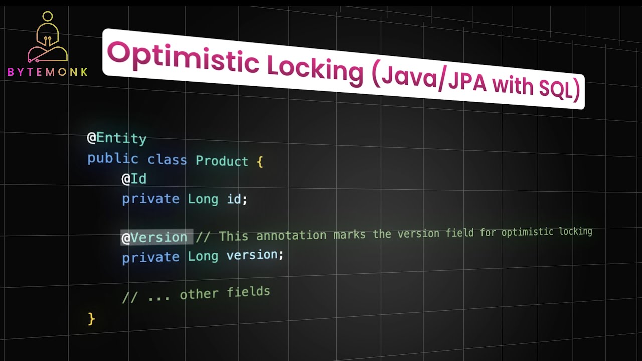 Optimistic Locking Clearly Explained Java Sql System Design Youtube