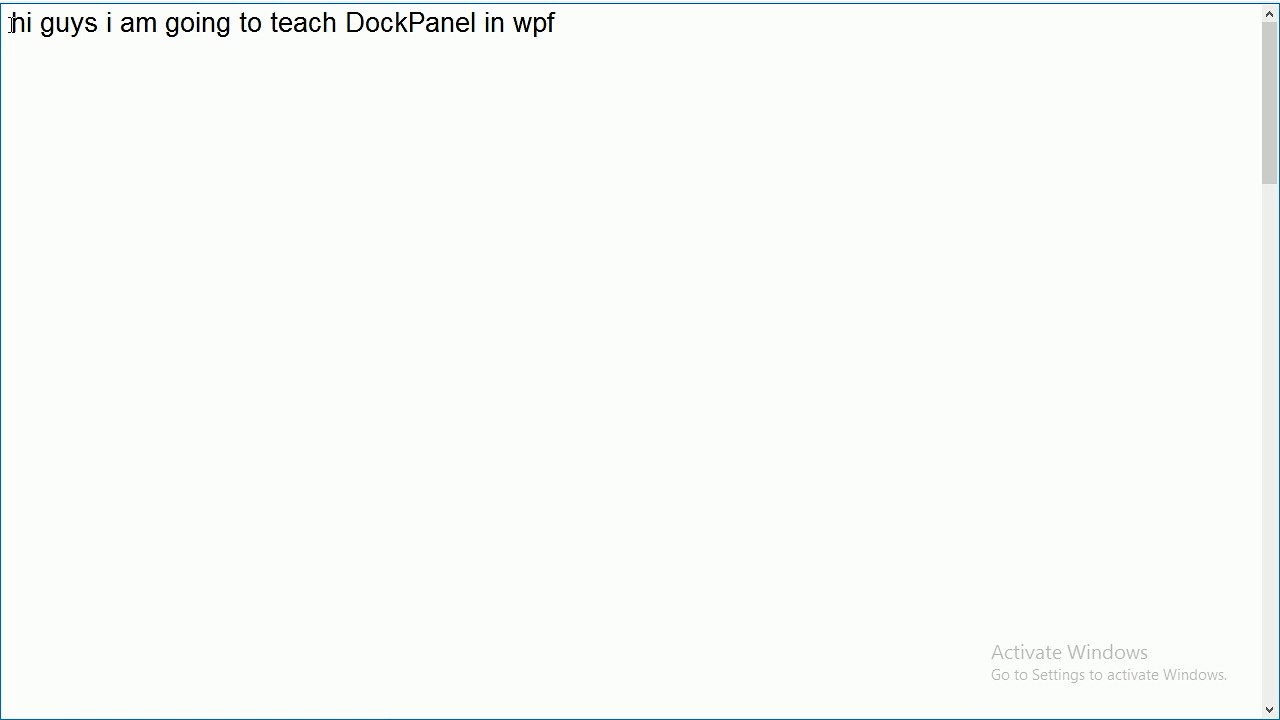 Wpf Dockpanel Control Youtube