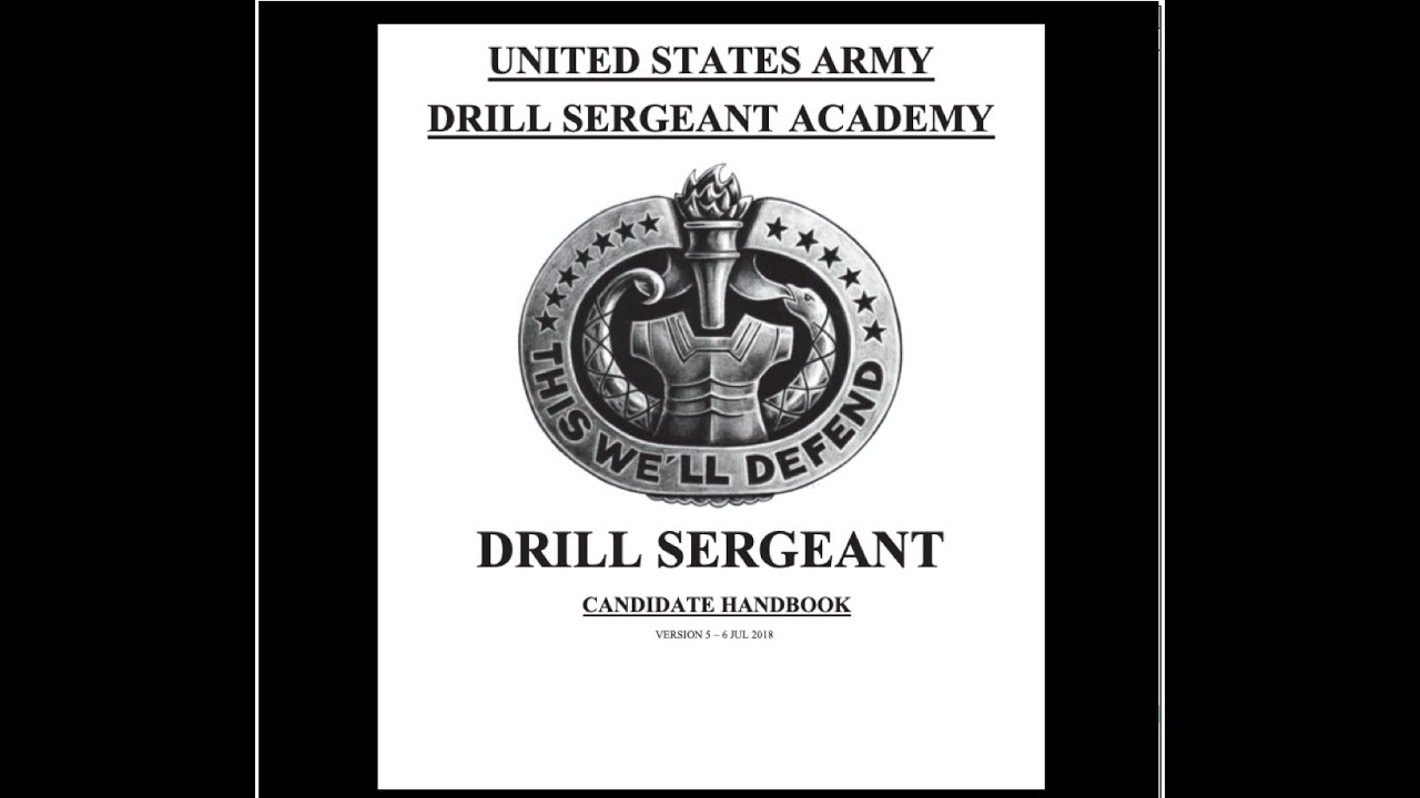 Drill Sergeant Module Rest Positions At The Halt Youtube