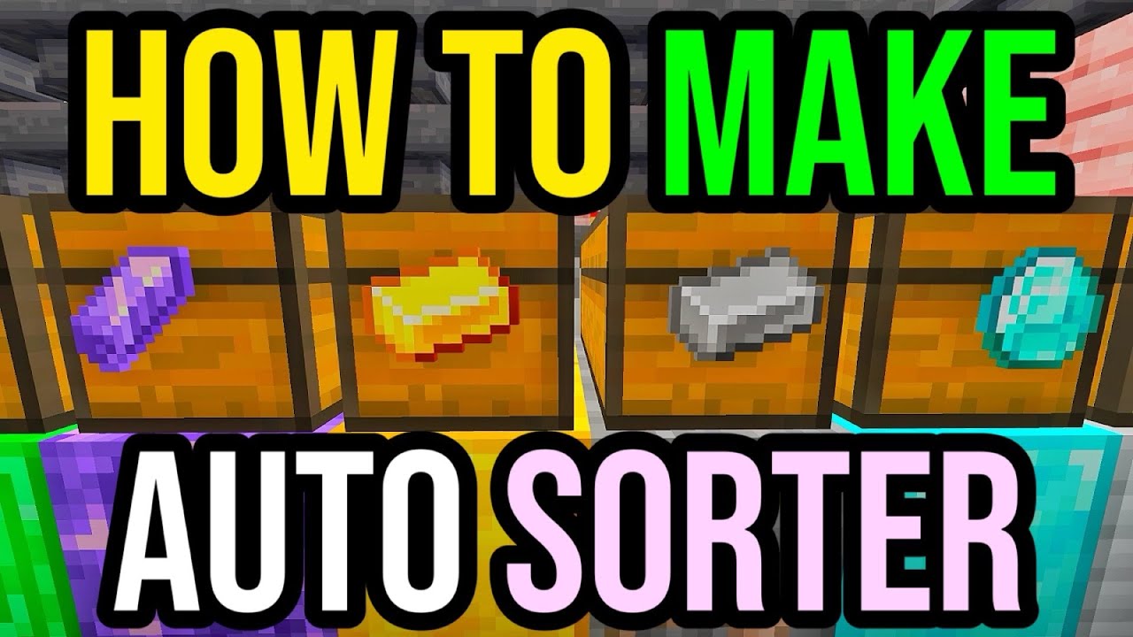 How To Make Auto Sorter In Minecraft Bedrock At Joshua Hausman Blog